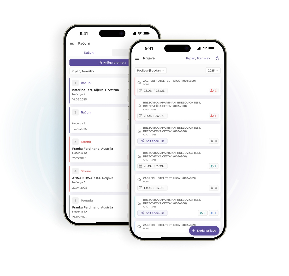 eCheckin - Mobilna i web aplikacija za prijavu gostiju u eVisitor